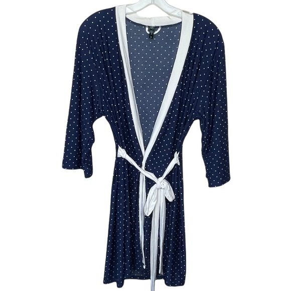 Laura Ashley | Intimates & Sleepwear | Laura Ashley Polka Dot Robe ...